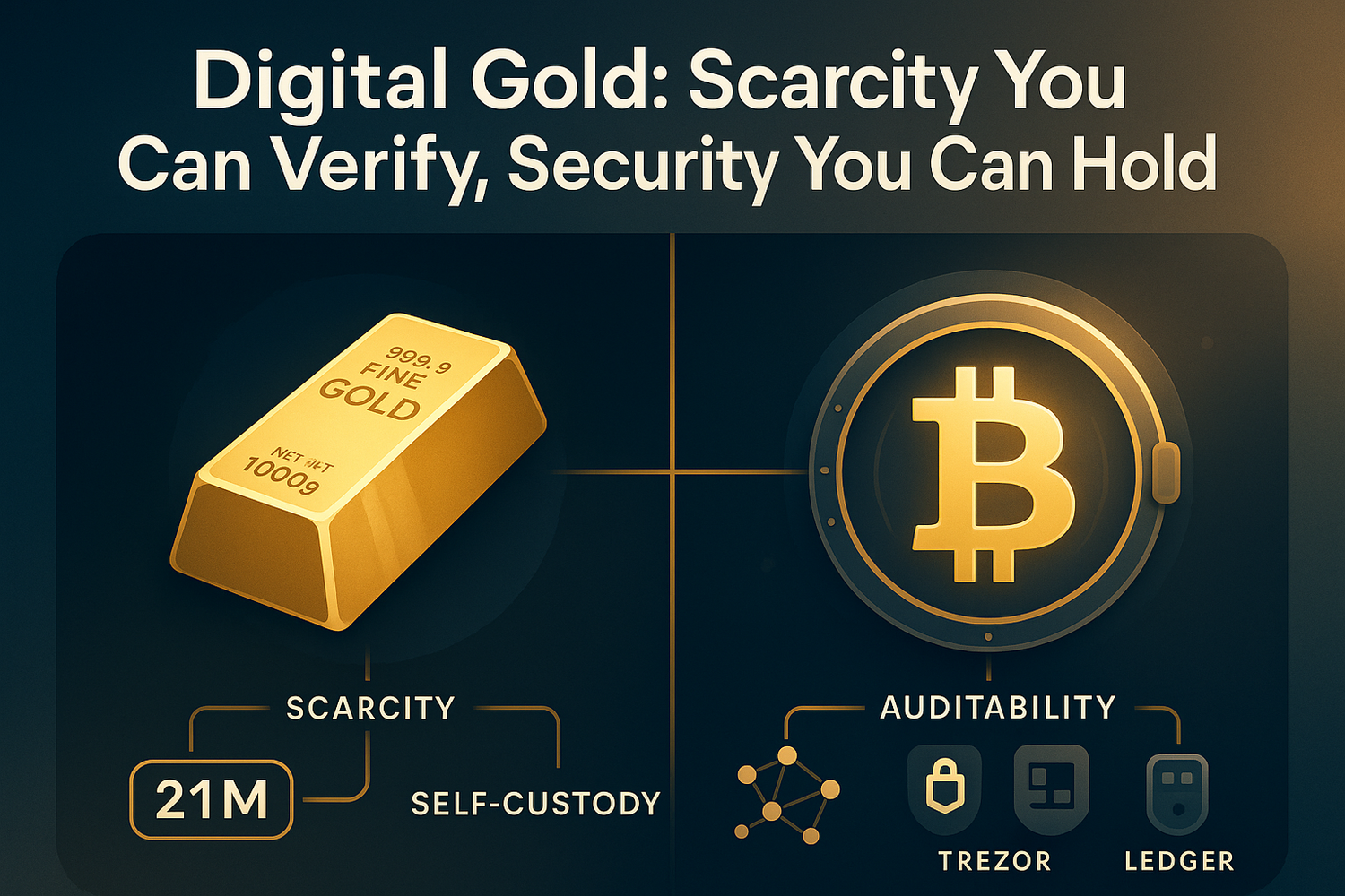 Bitcoin as Digital Gold: Scarcity You Can Verify, Security You Can Hol